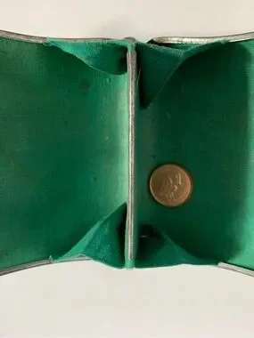 Bags | Antique Art Nouveau Silver Plated Hard Case Coin Purse Edwardian ...